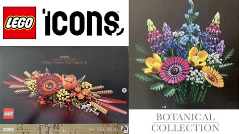 Lego Botanical Collection Set Leaks Wildflower Bouquet And Dried Flower Centerpiece Youtube