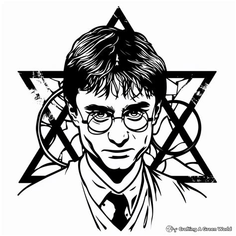 Harry Potter Hard Coloring Pages Free And Printable