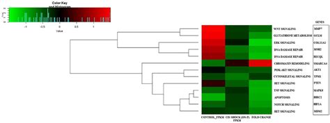 Heatmap Representing Expression Pattern Of Resistance Associated Genes
