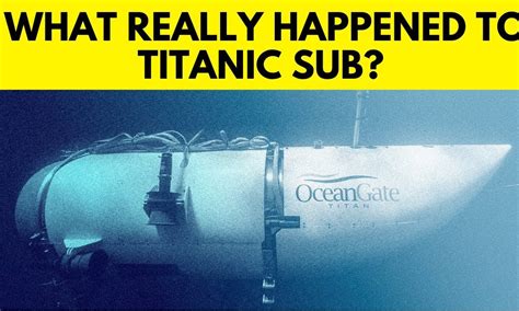 Titan Submarine Imploded The Us Coast Guard To Lead Titan Probe