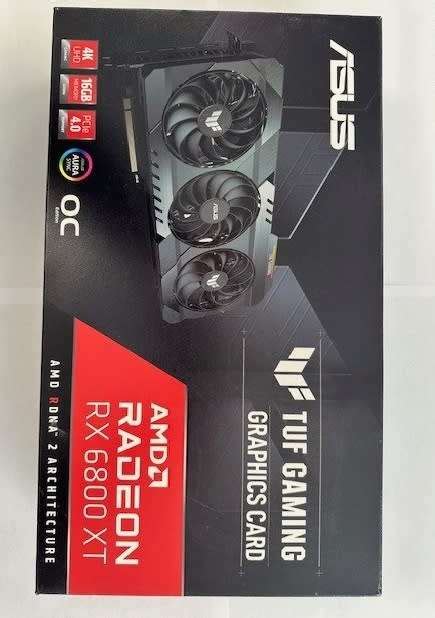 Graphics And Video Cards Asus Tuf Rx6800xt O16g Gaming Graphics Card