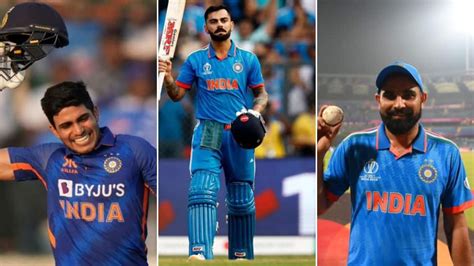 Virat Kohli Shubman Gill Mohammed Shami Named Nominees For Icc Mens