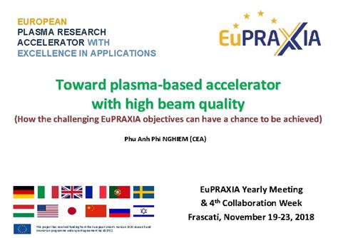 European Plasma Research Accelerator With Excellence In Applications