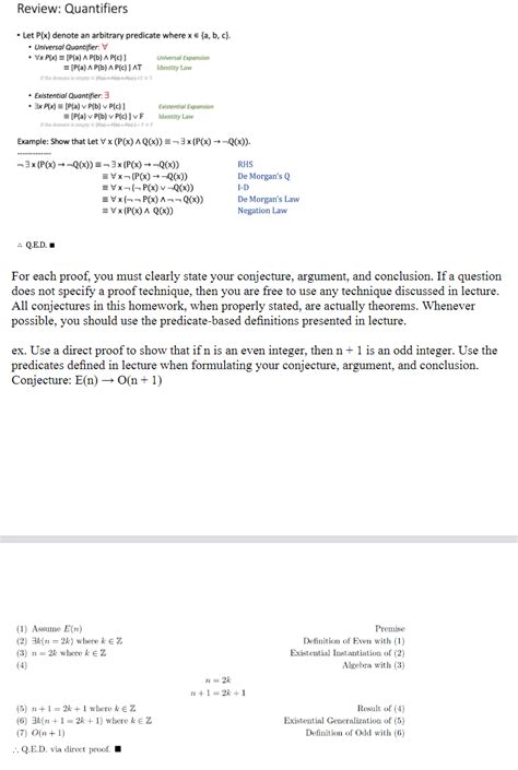 Solved Let P X Denote An Arbitrary Predicate Where Chegg