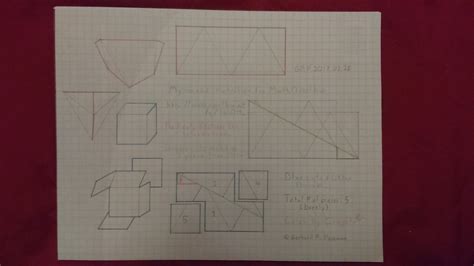 Mgmetric Geometry Surface Dissection Of Regular Tetrahedron To Cube