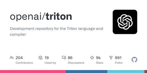 github openai triton development repository for the triton language