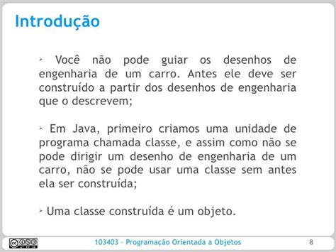 Poo Aula 04 Introdução A Classes E Objetos