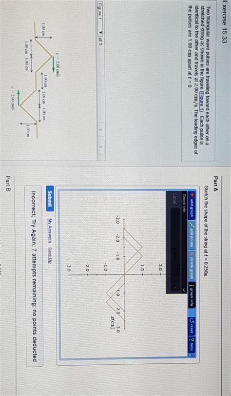 solved exercise 15 33 part a two triangular wave pulses are