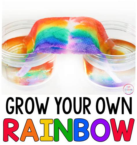 Fizzy Rainbow Science Experiment