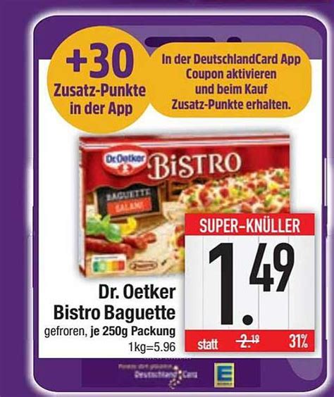 Dr Oetker Bistro Baguette Angebot Bei E Center 1Prospekte De