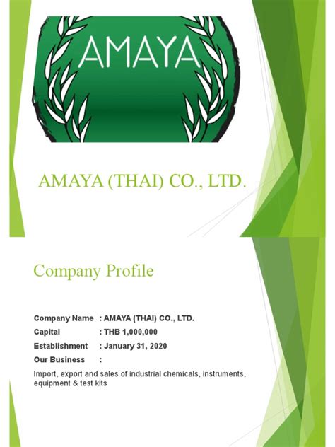 Amayacompany Profile Pdf Ethylenediaminetetraacetic Acid Acid Amayacompany Profile Pdf Ethylenediaminetetraacetic Acid Acid
