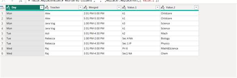 solved create table as power query output from merge exce