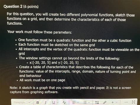 Solved Question 2 6 Points For This Question You Will