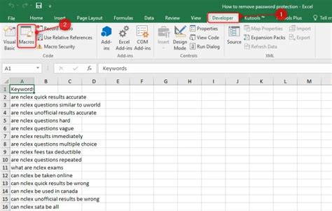 How To Unprotect Excel Worksheet Without Password Excel Wizard