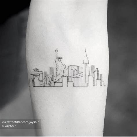 Ode To The City That Never Sleeps New York Tattoos Artofit
