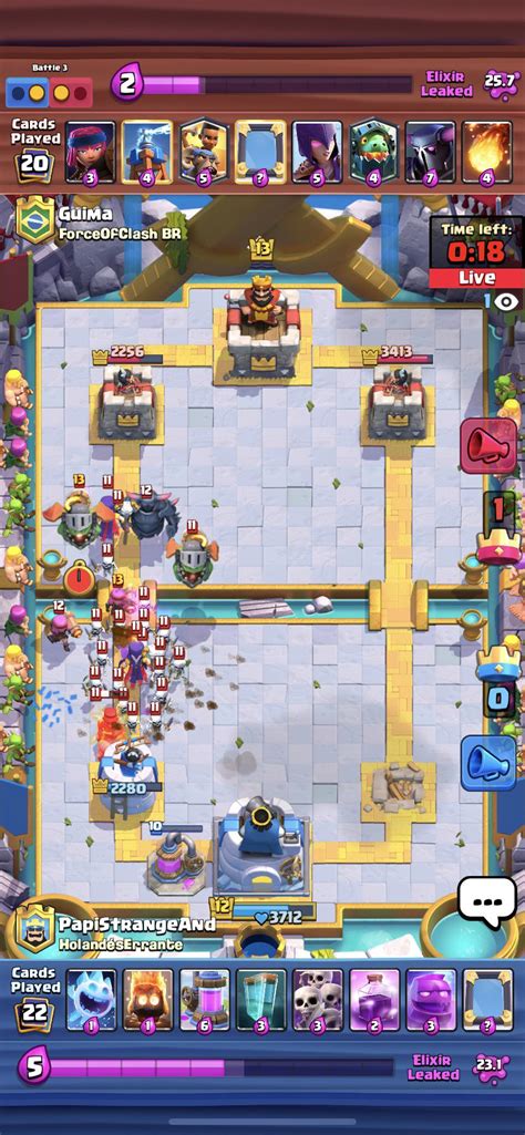 Ok Supercell What The Actual Fuck This Guy Hacker Has Infinite Elixir I Cant Win In War