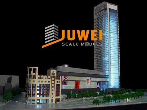 Scale Architectural Tower Building Model Jw 47 China Architecture Model Making And