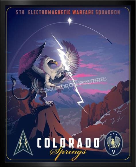 Peterson Space Force Base 5th Ews Squadron Posters