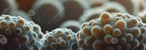 Bacteria Macro Vista Células Coci Raciales De Fondo Biológico Concepto
