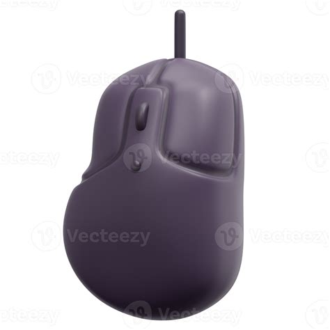 Computer Mouse D Render Icon Illustration Png