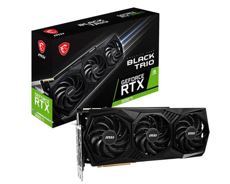MSI GeForce RTX 3090 Ti Black TRIO Grafikkarte (24 GB)