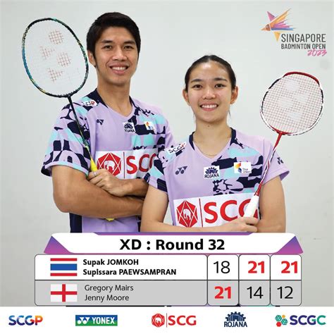 Scg Sports 🏸”เอ็ม” สุภัค จอมเกาะ “เฟม” ศุภิสรา