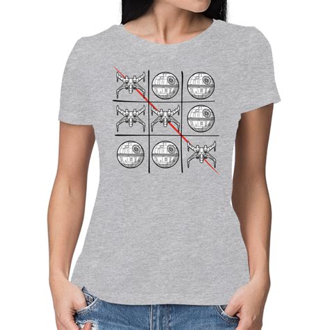Galactic Tic Tac Toe Womens Basic Tee Eriondesigns By Teefury