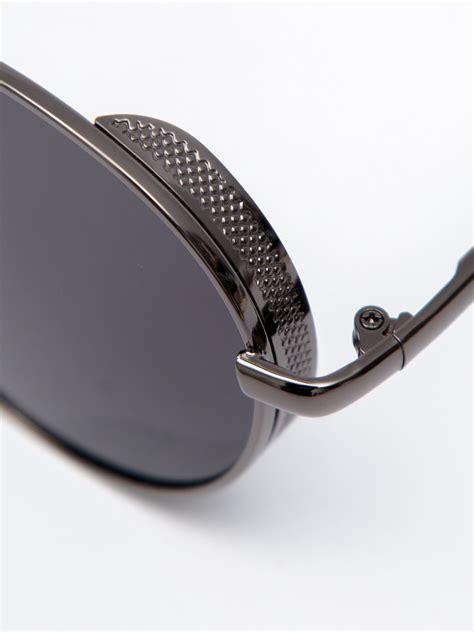 Очки солнцезащитные мужские Polarized Тишейды футляр Круглые