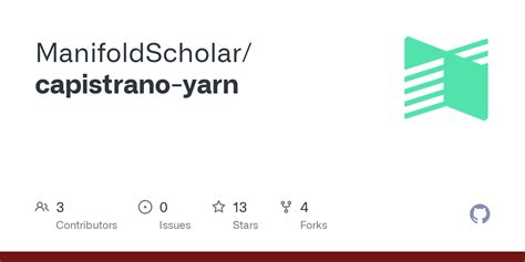 Github Manifoldscholarcapistrano Yarn