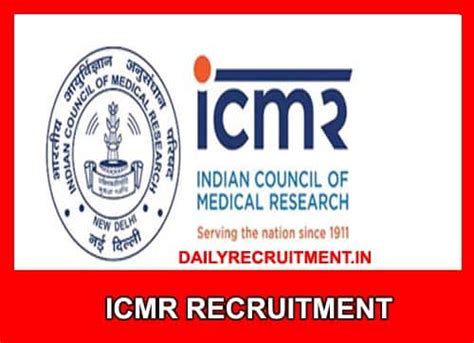 ICMR Recruitment Apply Now For Various Vacancies Checkout More Details Here