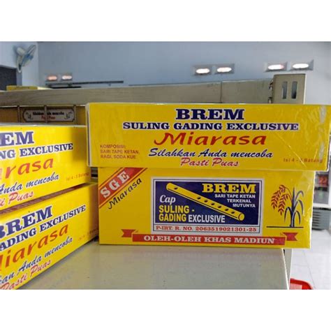 Jual Brem Madiun Brem Suling Gading Asli Brem Oleh Oleh Madiun Magetan