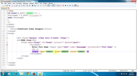 Php Undefined Index Check Quick Answer