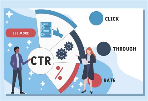 向量網站設計範本ctr 點擊通過率首字母縮略詞業務概念向量圖形及更多互聯網圖片 互聯網 商務 商業策略 Istock