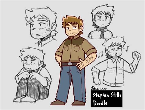 Stephen Stills Scott Pilgrim And 1 More Drawn By Ahemhem Danbooru