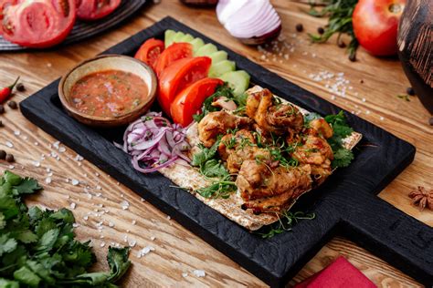 Шашлык из курицы Ресторан Грузинской кухни в Смоленске