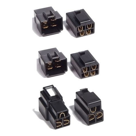 Kit 2 Conector 4 Vias 1 Conector 3 Vias C Trava Technoise Shopee Brasil