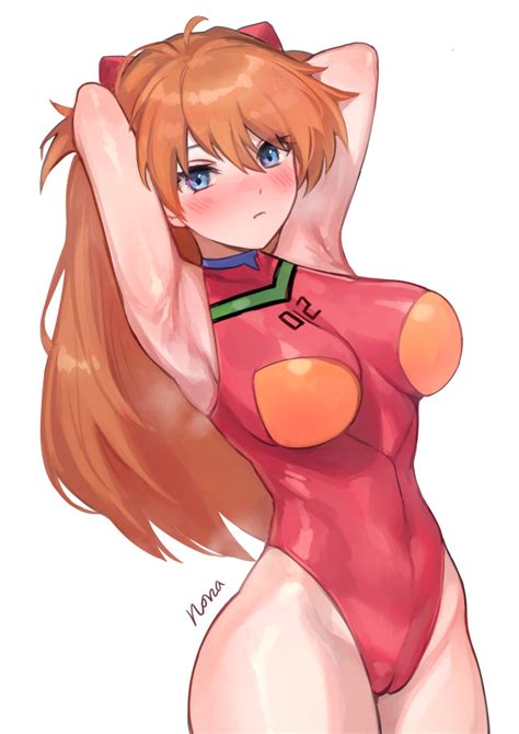 Rule 34 1girls Armpits Arms Up Artist Name Asuka Langley Sohryu Bare