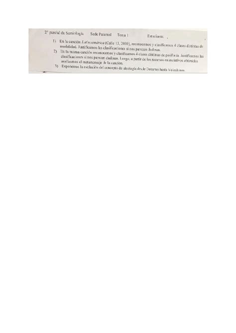 2do parcial catedra di stefano 2024 parcial de Semiología Sede