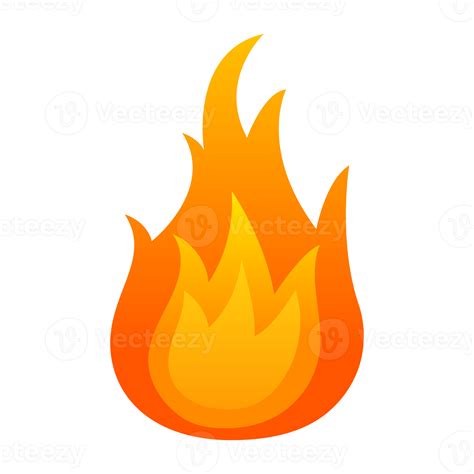 Yellow Fire Icon 18888716 Png