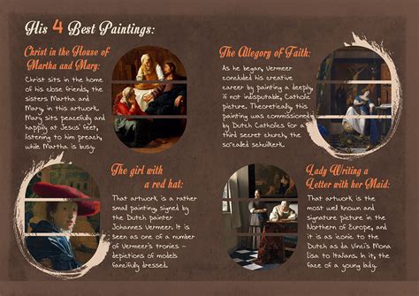 Johannes Vermeer Art Gallery On Behance