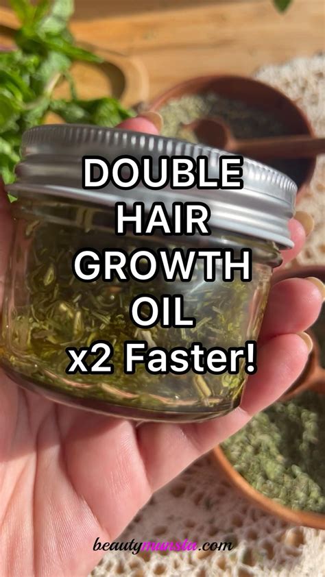Hair Growth Potion With Castor Oil Rosemary Oil Natural Remedy For