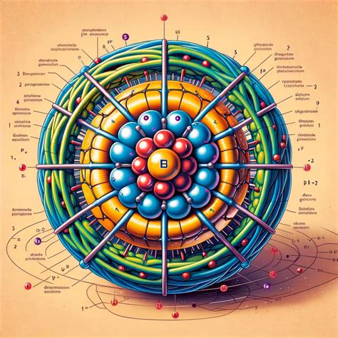 Proton Physics Illustrated Subatomic Composition Ai Art Generator