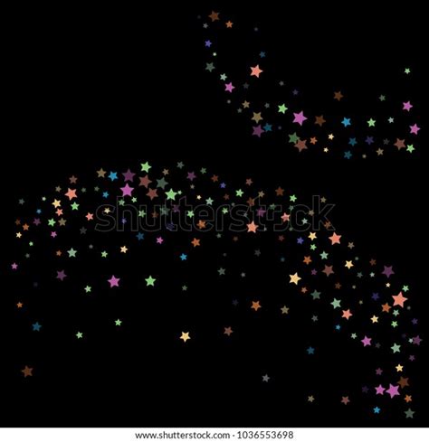 Vintage Glitter Vector Stars Falling Down Stock Vector Royalty Free Shutterstock