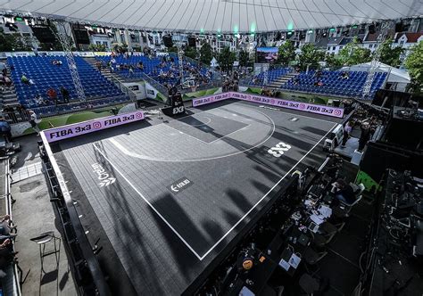 Sol de basket 3X3 FIBA Performance et sécurité