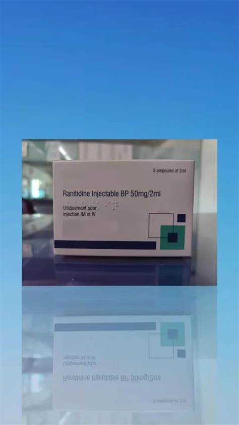 Ranitidine Hydrochloride Injection 50 Mg At ₹ 5 Piece In Ankleshwar Id 2851570664548