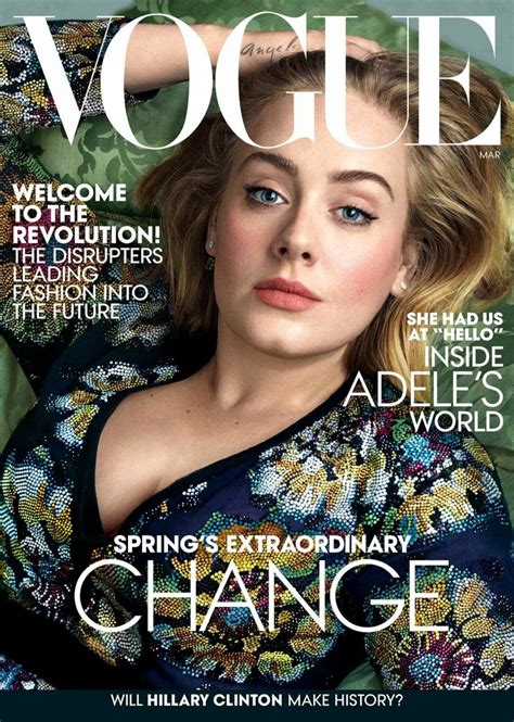 Adele Vogue Cover March 2016 The Curvy Fashionista