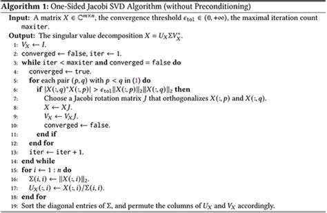 A Mixed Precision Jacobi Svd Algorithm Acm Transactions On