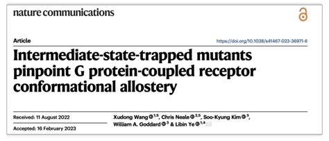 使用19f定量核磁共振分离聚集中间态并揭示了微开关控制gpcr构象变构过程 北京螽斯羽