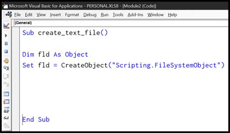 Create And Write To A Text File Excel Vba Tutorial