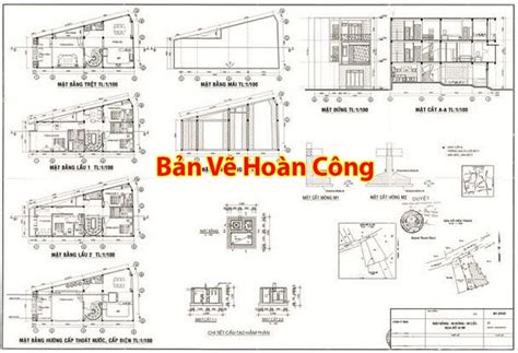 Bản vẽ hoàn công là gì Cách lập quy định mẫu bản vẽ mới nhất